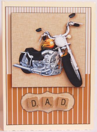 Motor Bike Card Front Quick Card - CUP212085_38 | Craftsuprint