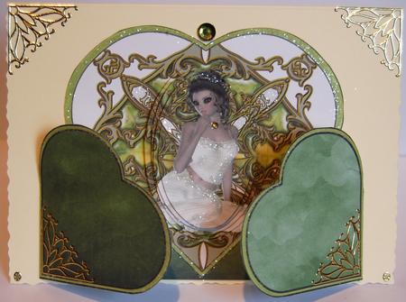 Lemon and Lime Heart Shape Card Kit - CUP240273_452 | Craftsuprint