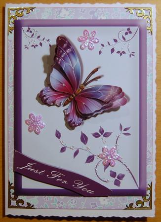 Beautiful Butterfly Card Front - CUP286206_1459 | Craftsuprint