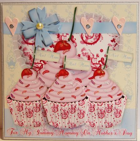 Yummy Mummy Mother's Day Cupcake Card - CUP303329_1446 | Craftsuprint