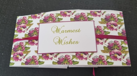 Exploding Card - Vintage Purple Flowers - CUP893621_66 | Craftsuprint