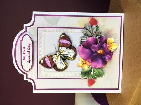 Pansyful Passion - Shaped Card Front with Step-by-Step - CUP1116069_168 ...