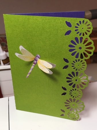 Floral over the edge card - CUP695926_1577 | Craftsuprint