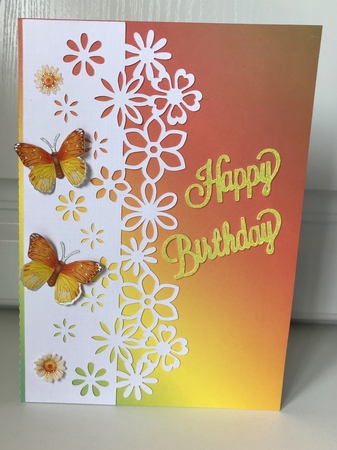 Flower Edge Card and Overlay Panel - CUP879961_40382 | Craftsuprint