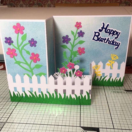 Garden Z Fold Pop Up Card - CUP915320_40382 | Craftsuprint