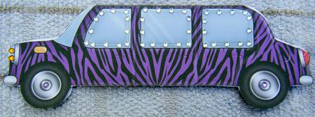 Large Dl Zebra Stripe Stretch Limo Shaped Card - Photo by Jayne Francis