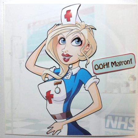 Ooh Matron! 8x8 Quick Card - CUP390730_437 | Craftsuprint