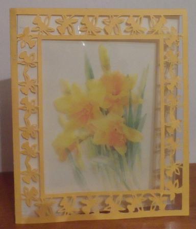 Daffodil Cut Out Card Template - CUP708382_1929 | Craftsuprint