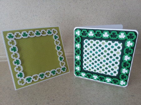 St Patricks Day - Shamrock Frame Set 2 - CUP696820_2228 | Craftsuprint