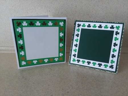 St Patricks Day - Shamrock Frame Set 2 - CUP696820_2228 | Craftsuprint