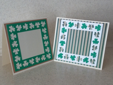 St Patricks Day - Shamrock Frame Set 2 - CUP696820_2228 | Craftsuprint