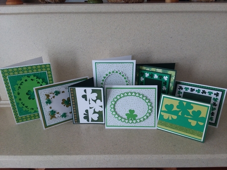St Patricks Day - Shamrock Frame Set 3 - CUP696821_2228 | Craftsuprint