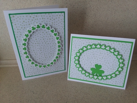 St Patricks Day - Shamrock Frame Set 3 - CUP696821_2228 | Craftsuprint