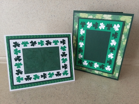 St Patricks Day - Shamrock Frame Set 3 - CUP696821_2228 | Craftsuprint
