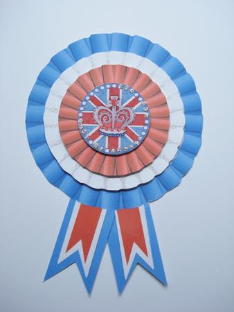 Red,white and Blue Rosette - Photo by Jennie Furness