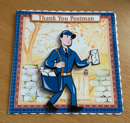 Thank You Hero Postman - Mini Kit & Decoupage - Photo by Jennie Settle