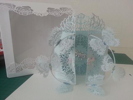 Rose & Butterfly Door Card - Photo by Jennifer Guttery