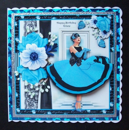 Beauty in Blue Card Front Kit - CUP798919_1483 | Craftsuprint