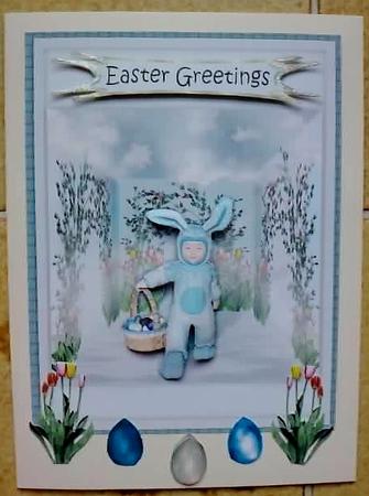 Blue Easter Card - CUP50580_543 | Craftsuprint