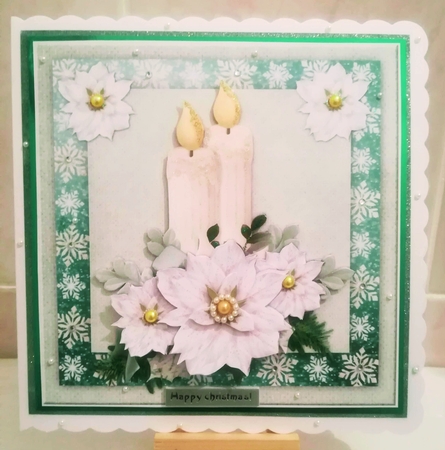 Christmas candles Quick card - CUP915919_936 | Craftsuprint