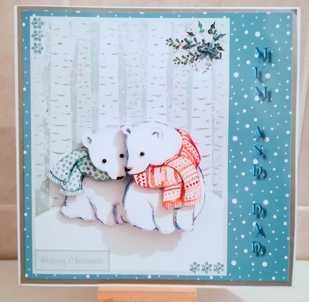 Christmas Bears greeting card - CUP971031_84699 | Craftsuprint
