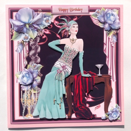 Stunning Flapper Lady Mini Kit - CUP659850_1812 | Craftsuprint