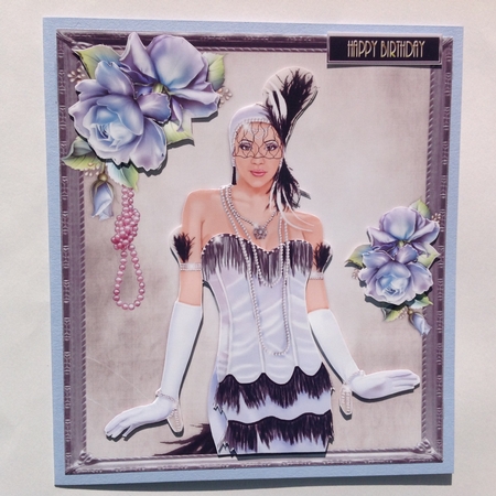 Stunning Flapper Lady No 23 Mini Kit - CUP666224_1812 | Craftsuprint