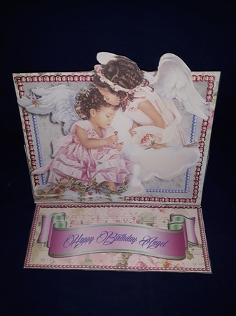Angels Birthday Easel Card - CUP763316_2248 | Craftsuprint