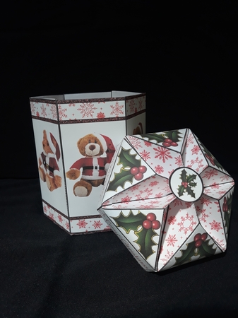 Christmas Teddy Bears Tall Fancy Topped Box - CUP937904_75068 ...