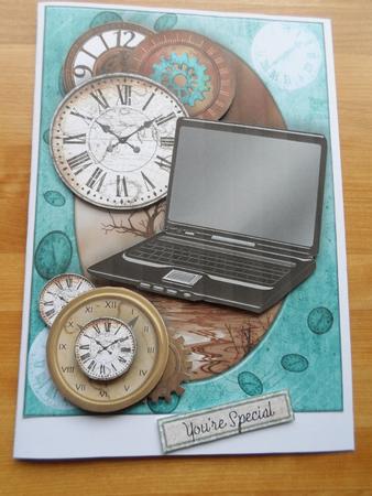 Computer Time Male Card - CUP601627_1812 | Craftsuprint