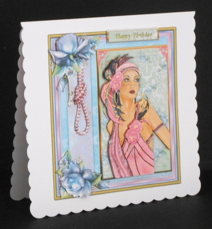 Stunning Flapper Lady No 5 Mini Kit - CUP664519_1812 | Craftsuprint