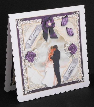The Wedding Day Card Front Kit - CUP756620_1483 | Craftsuprint