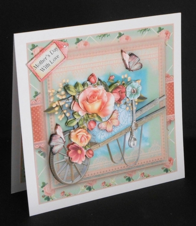 Vintage Rose Barrow Card Front Kit - CUP780559_1483 | Craftsuprint