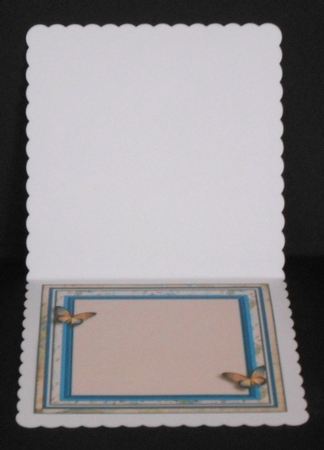 Vintage Card Topper Blue Fantasy 1267 - CUP785490_2166 | Craftsuprint