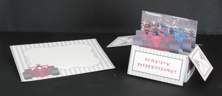 Grand Prix Racing A Box Card Kit With Instructions & Matching Envelope ...