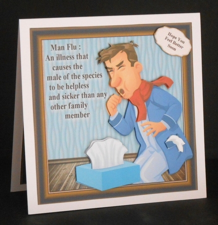 Man Flu Humor 8x8 Mini Kit - CUP918749_983 | Craftsuprint