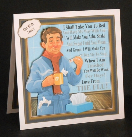 Male Flu Humor 8x8 Mini Kit - CUP918755_983 | Craftsuprint