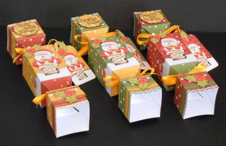 3D Santa Snowy Scene Christmas Cracker Boxes - CUP586348_359 | Craftsuprint