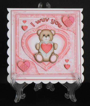 I Wuv You Decoupage Topper - CUP595642_719 | Craftsuprint