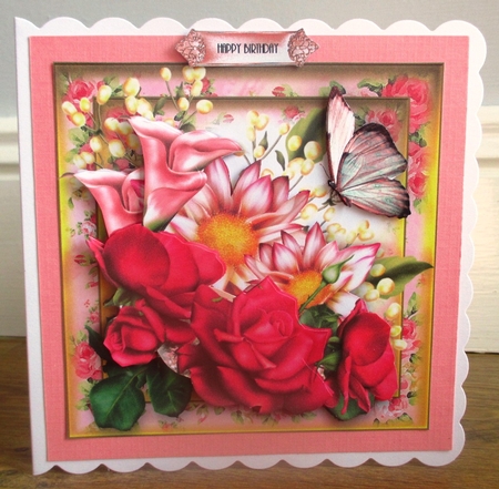 Beautiful Boquet Card Front Kit - CUP715568_1483 | Craftsuprint