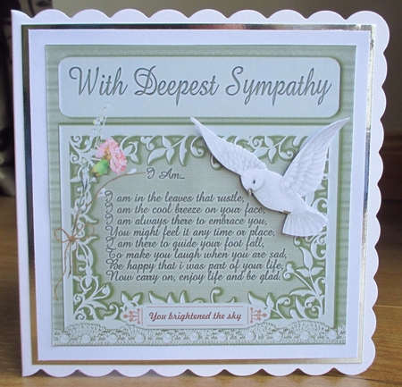 Sympathy Card Front I Am - Photo by Johanna Lambert