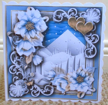 Snow for Christmas Card Topper - CUP919427_99 | Craftsuprint