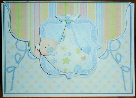 Envelope Card Baby Boy 1 - CUP167141_131 | Craftsuprint
