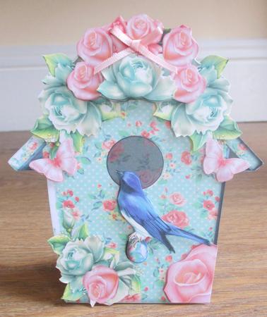 The Beautiful Bird House Card Shaped Kit - CUP564857_1483 | Craftsuprint