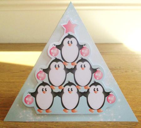 Triangle Penguin Card Mini Kit - CUP565730_2053 | Craftsuprint