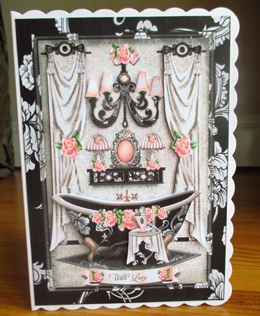 Beautiful Bathroom Interior Card Mini Kit - CUP665858_1641 | Craftsuprint