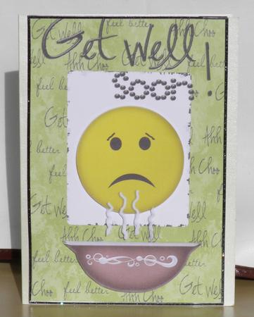 Get Well Male Card with Decoupage - CUP165348_376 | Craftsuprint