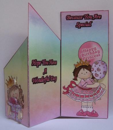 Princess Birthday Cascade Sheet - Photo by Joy Comstock