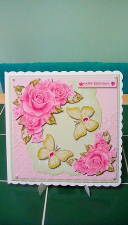 Perfect Pink Roses Mini Kit - CUP920533_936 | Craftsuprint
