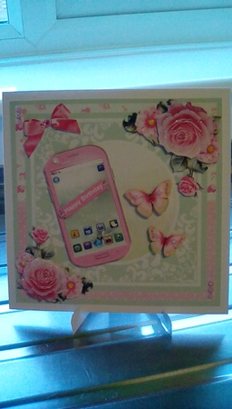 Mobile Phone Card Mini Kit & Decoupage - CUP976352_1894 | Craftsuprint